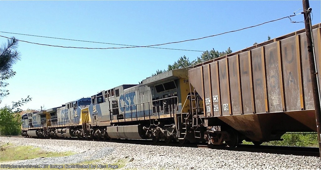 CSX AC44CW’s 313, 341 and 245